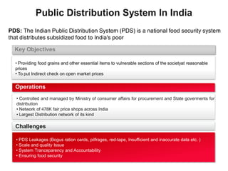 Unique Identification_Public Distribution System(UID_PDS) | PDF