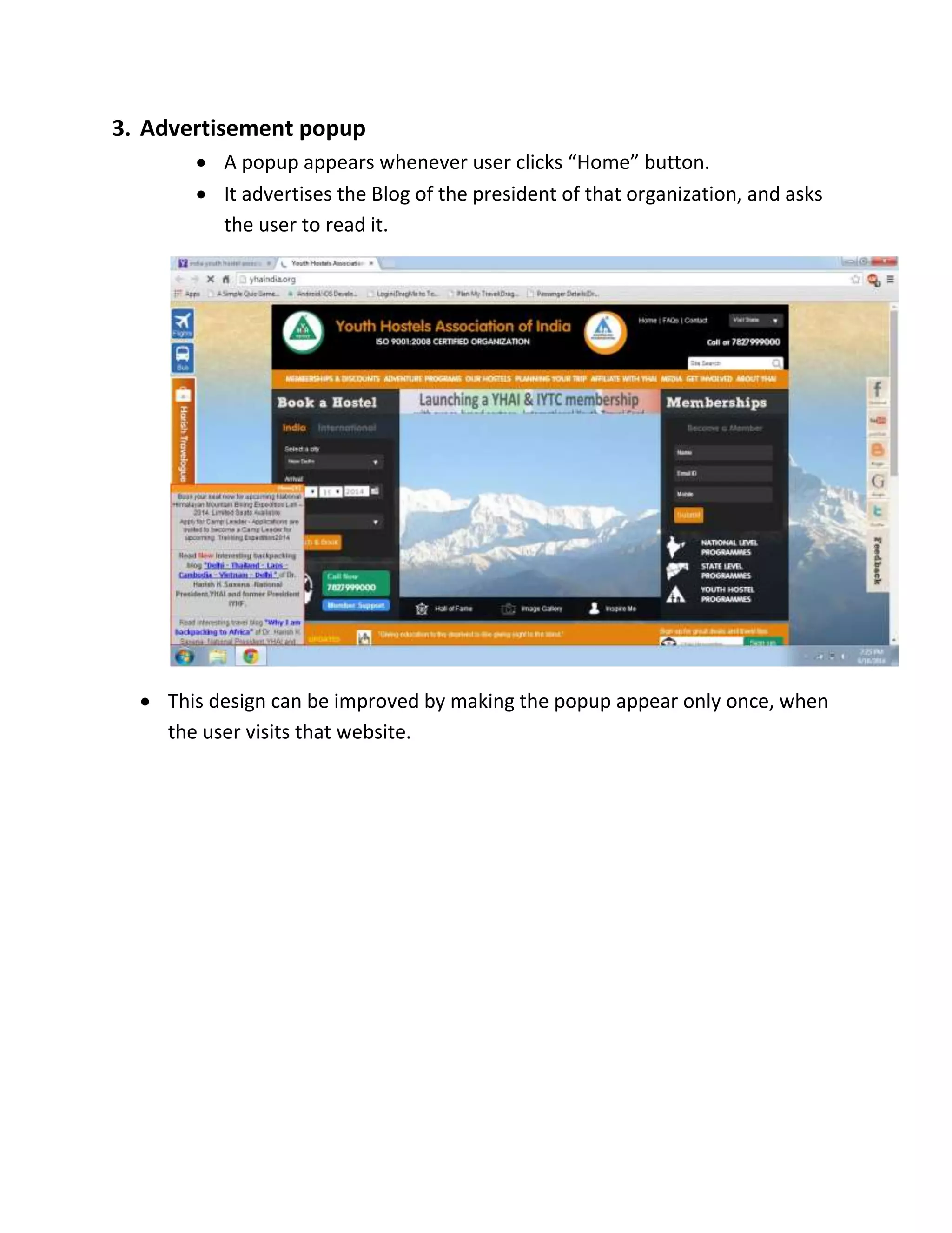 Bad UI design Example | PDF