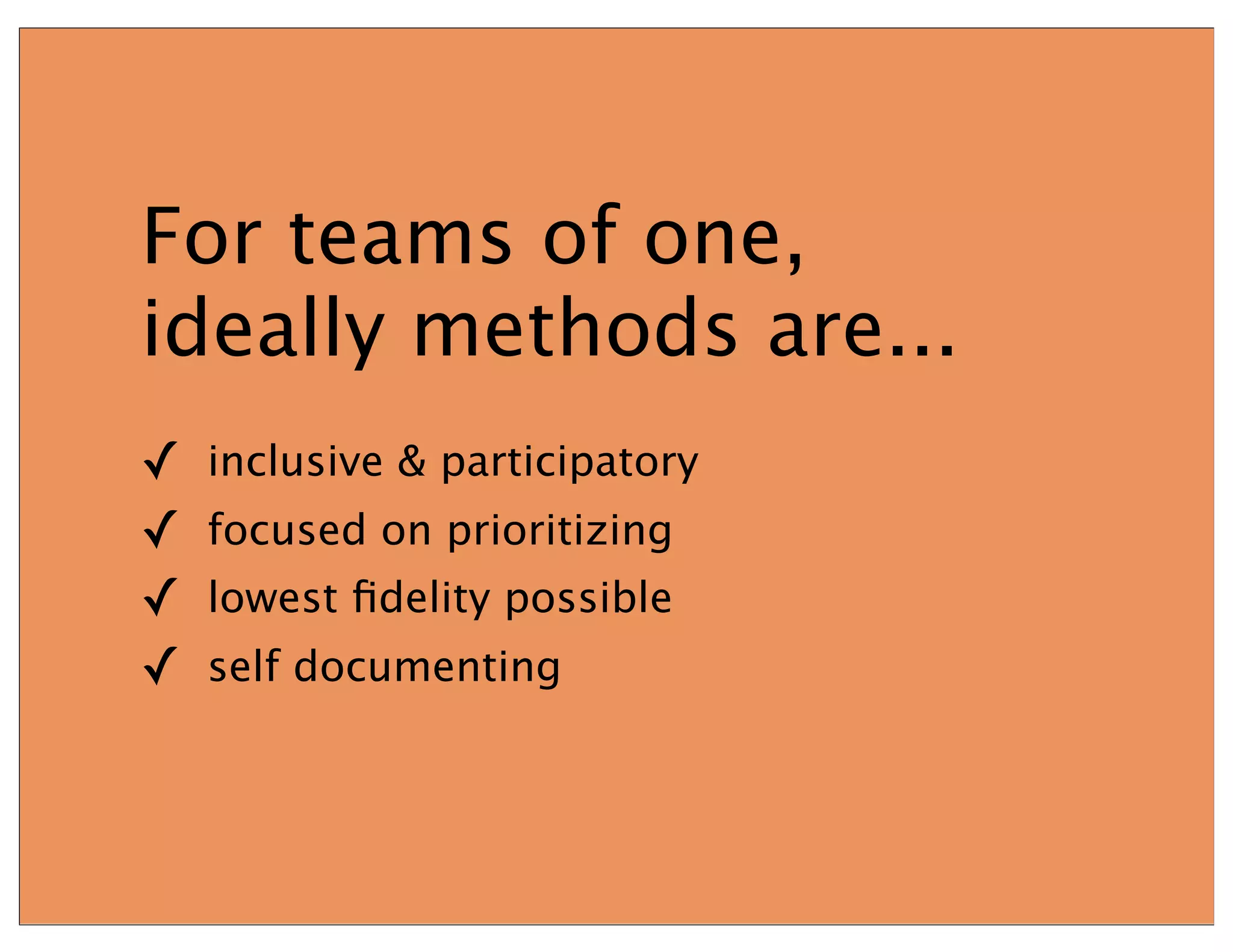 Research and Design for the UX Team of One | PPT