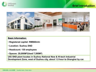 UIGreen Micro Precision Technology | PPT