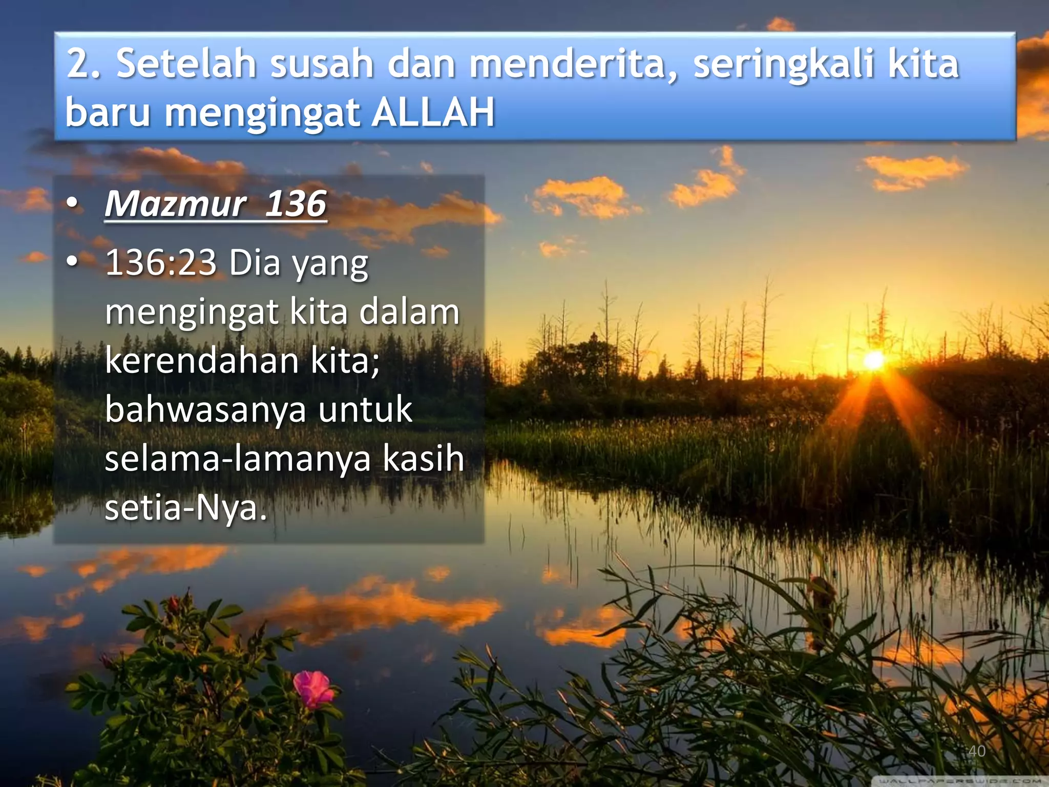 Khotbah Rohani Elia di gunung Karmel (dual language) | PPTX