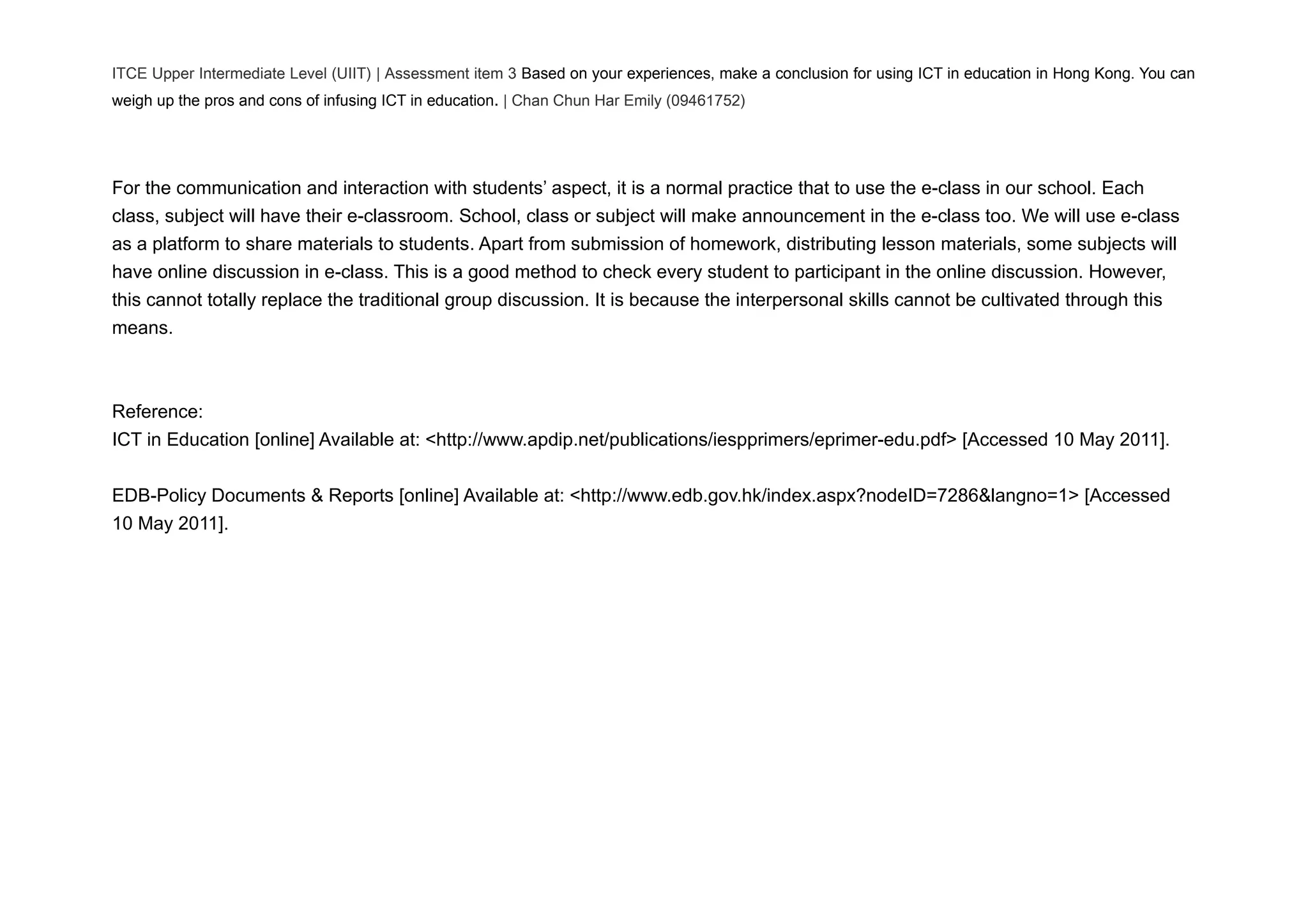 Uiit ai3 s0946175 | PPT