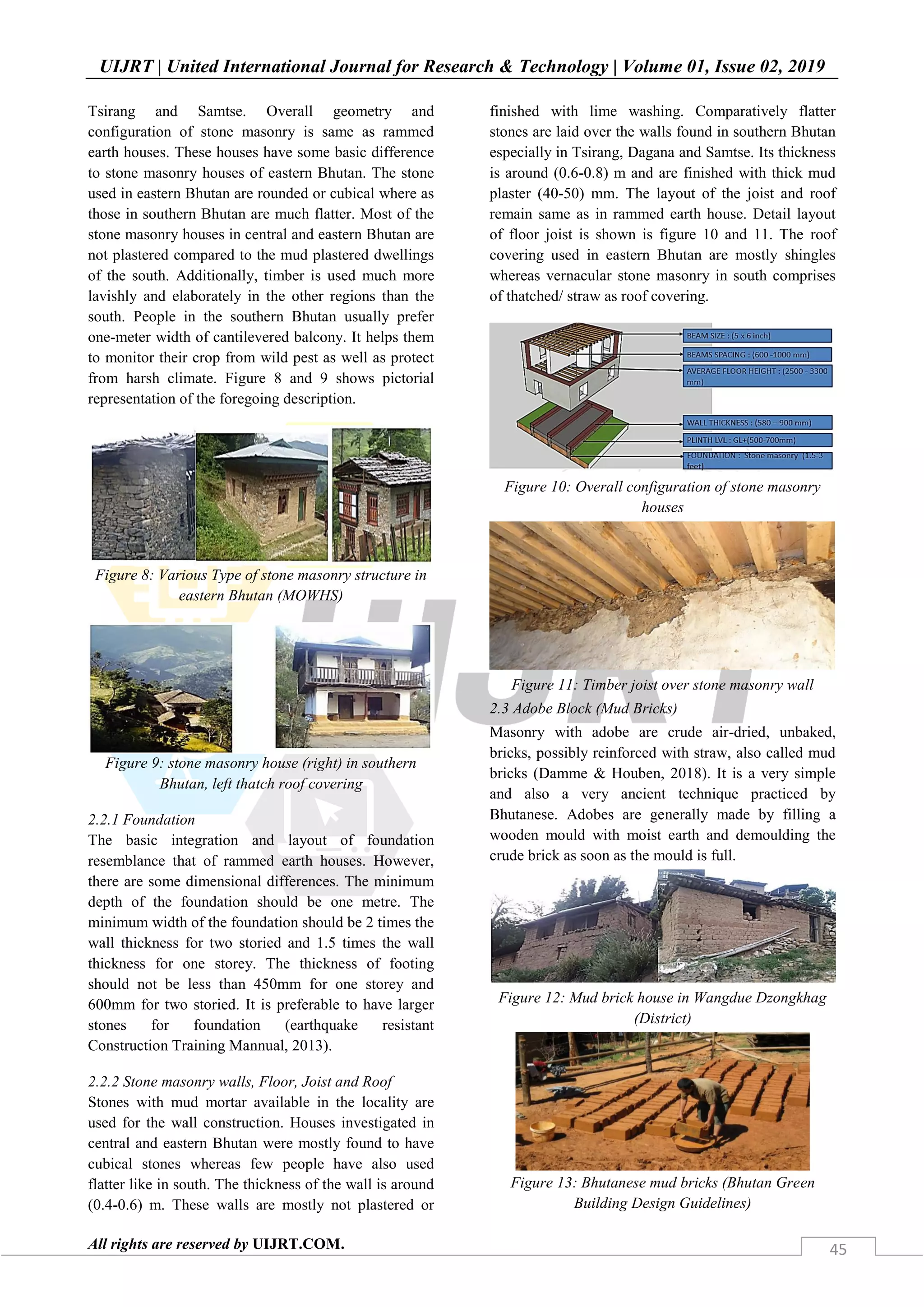 The Comparative Study on Vernacular Dwellings in Bhutan | PDF