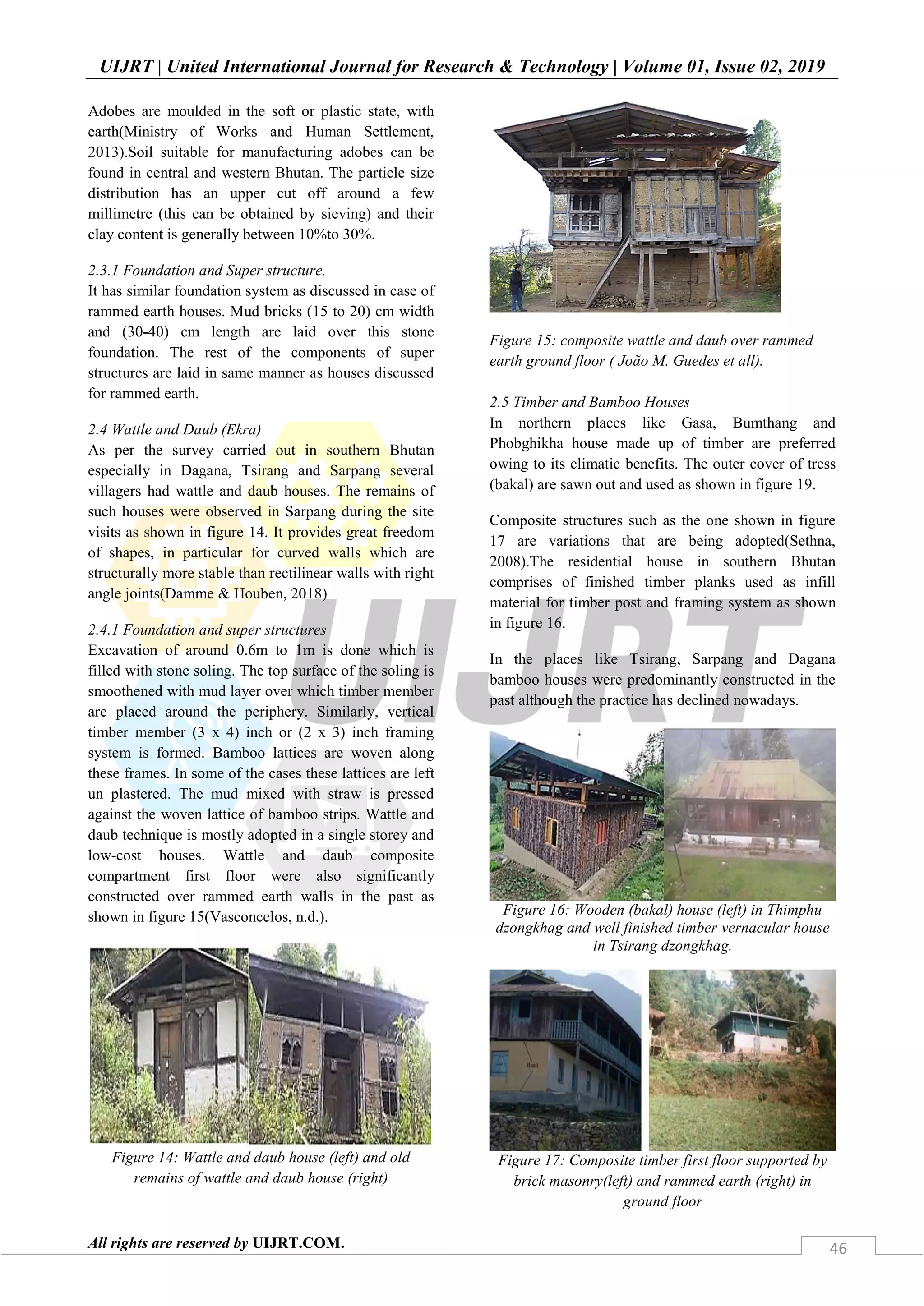 The Comparative Study on Vernacular Dwellings in Bhutan | PDF