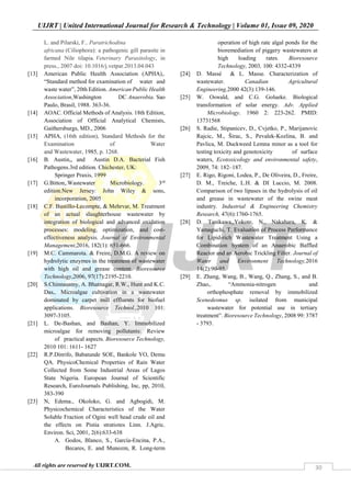 Biotreatment of Slaughterhouse Waste Water by Microalgae | PDF