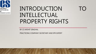 Short Presentation on Intellectual Property Rights | PPT