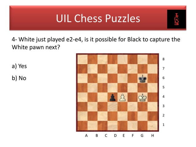 Uil chess puzzles (Practice Test) | PPT