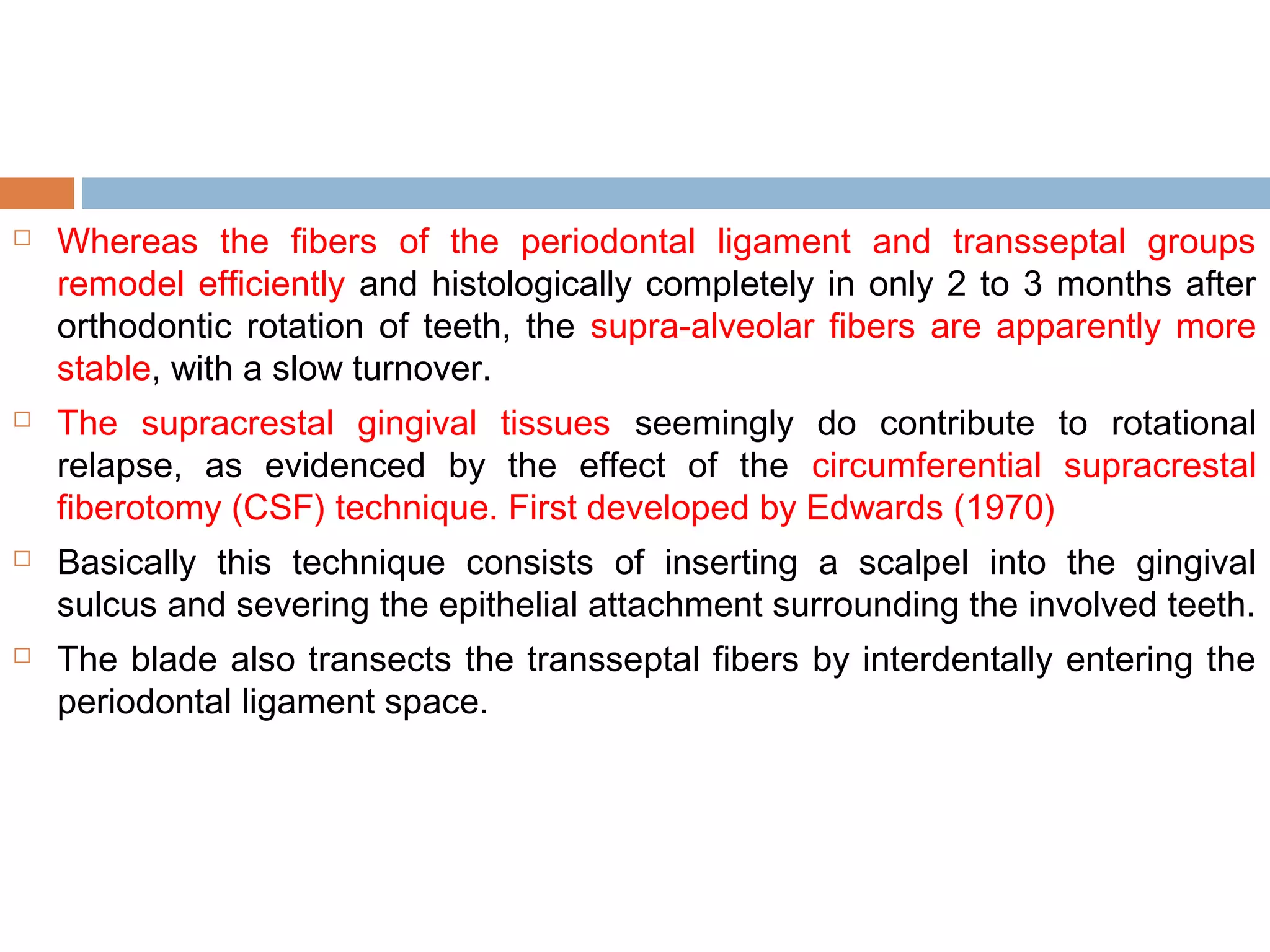 Adjunctive role of Orthodontic Therapy in Periodontology | PPT