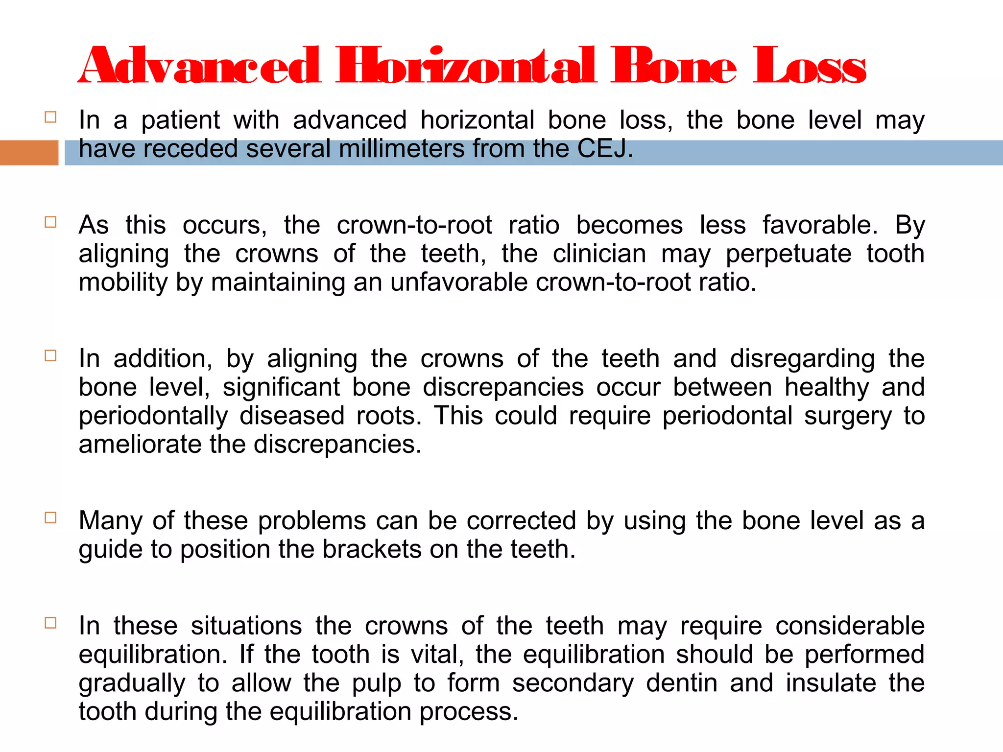 Adjunctive role of Orthodontic Therapy in Periodontology | PPT