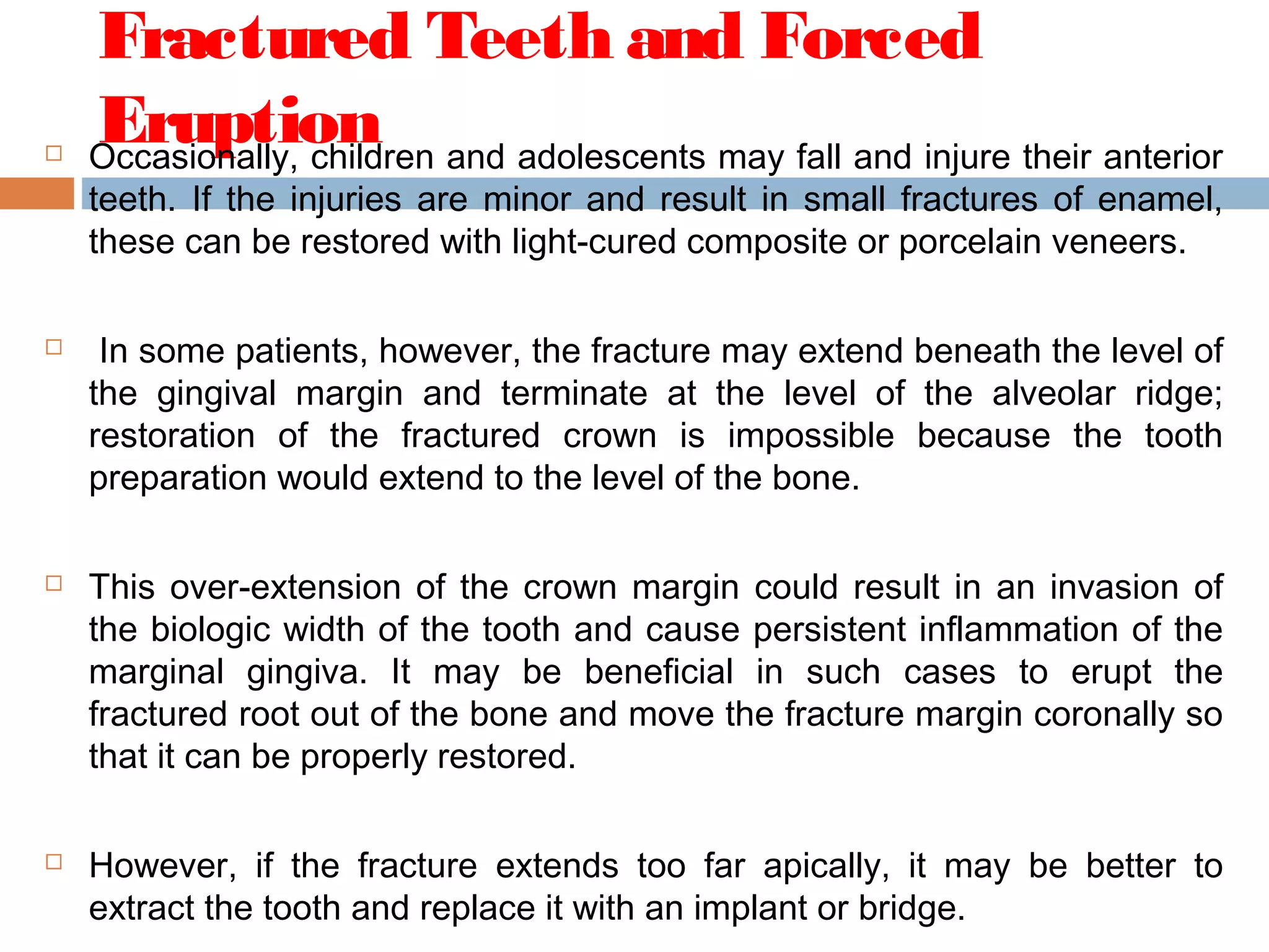 Adjunctive role of Orthodontic Therapy in Periodontology | PPT