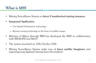Mining Surveillance System, a brief description | PPT
