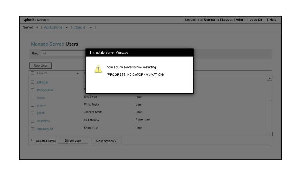 Splunk | UI Messaging Spec | PPT
