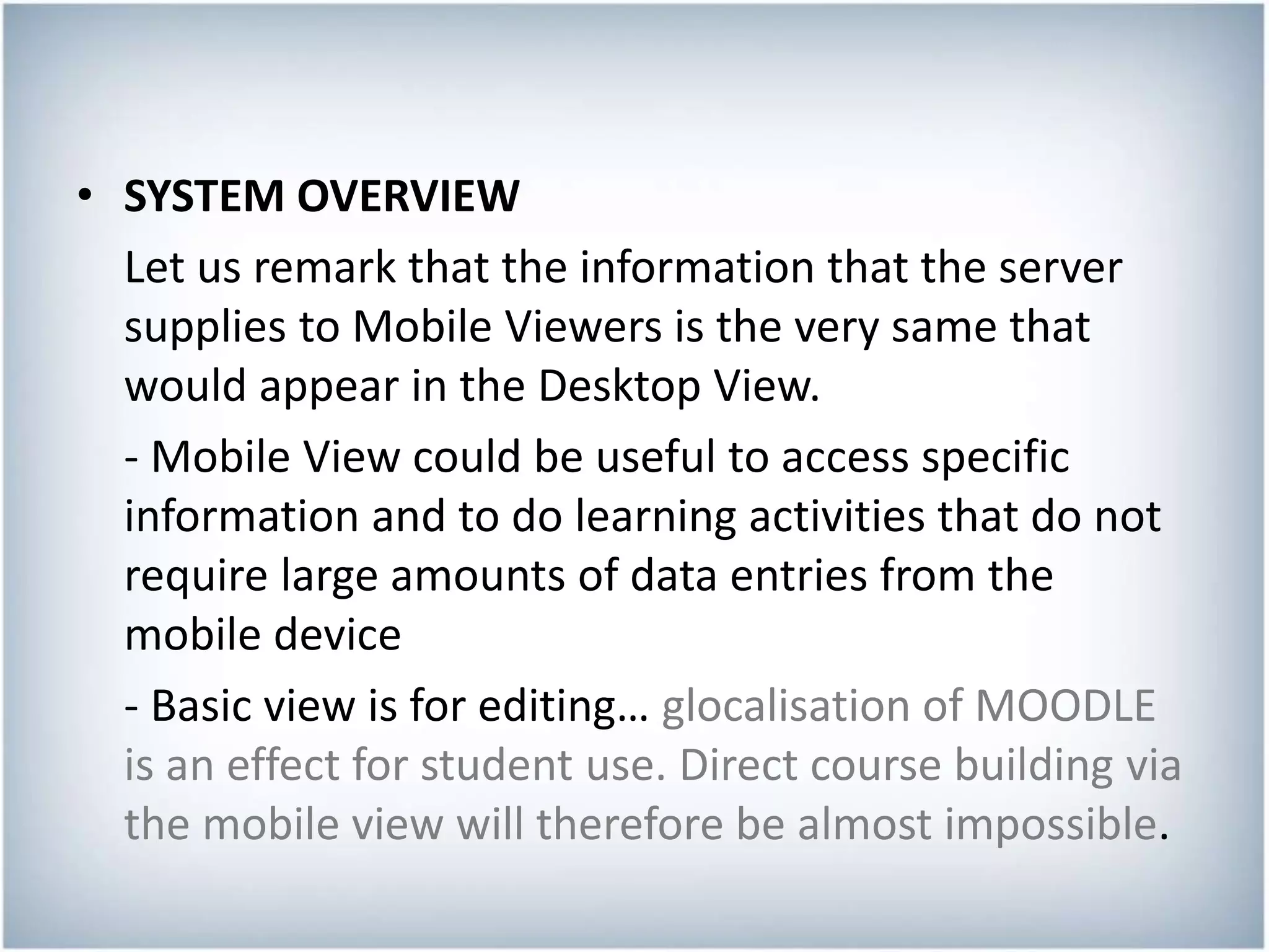 Ui Mobile Learning Platform Ppt