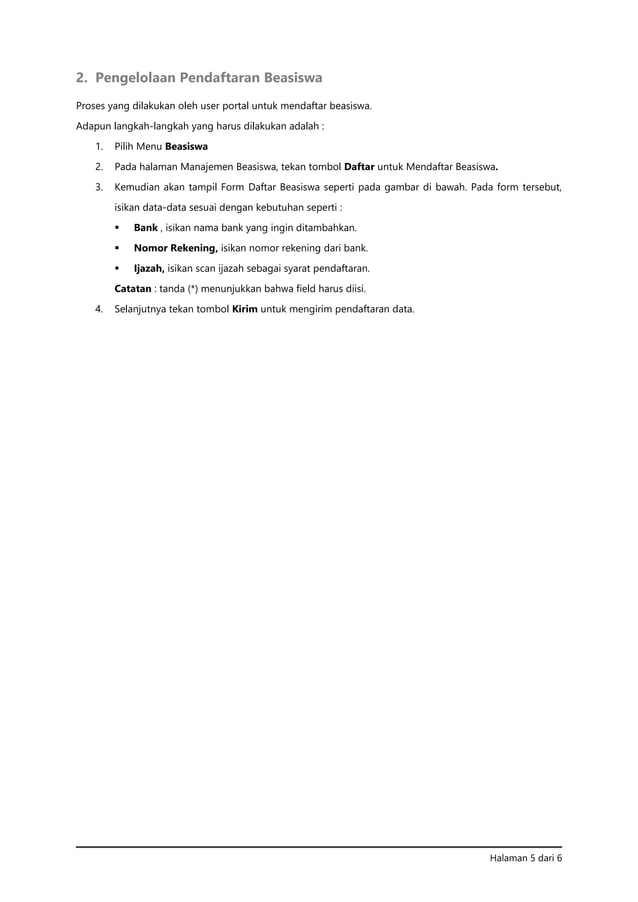 Uinsgd handout gt_beasiswa_portal | PDF