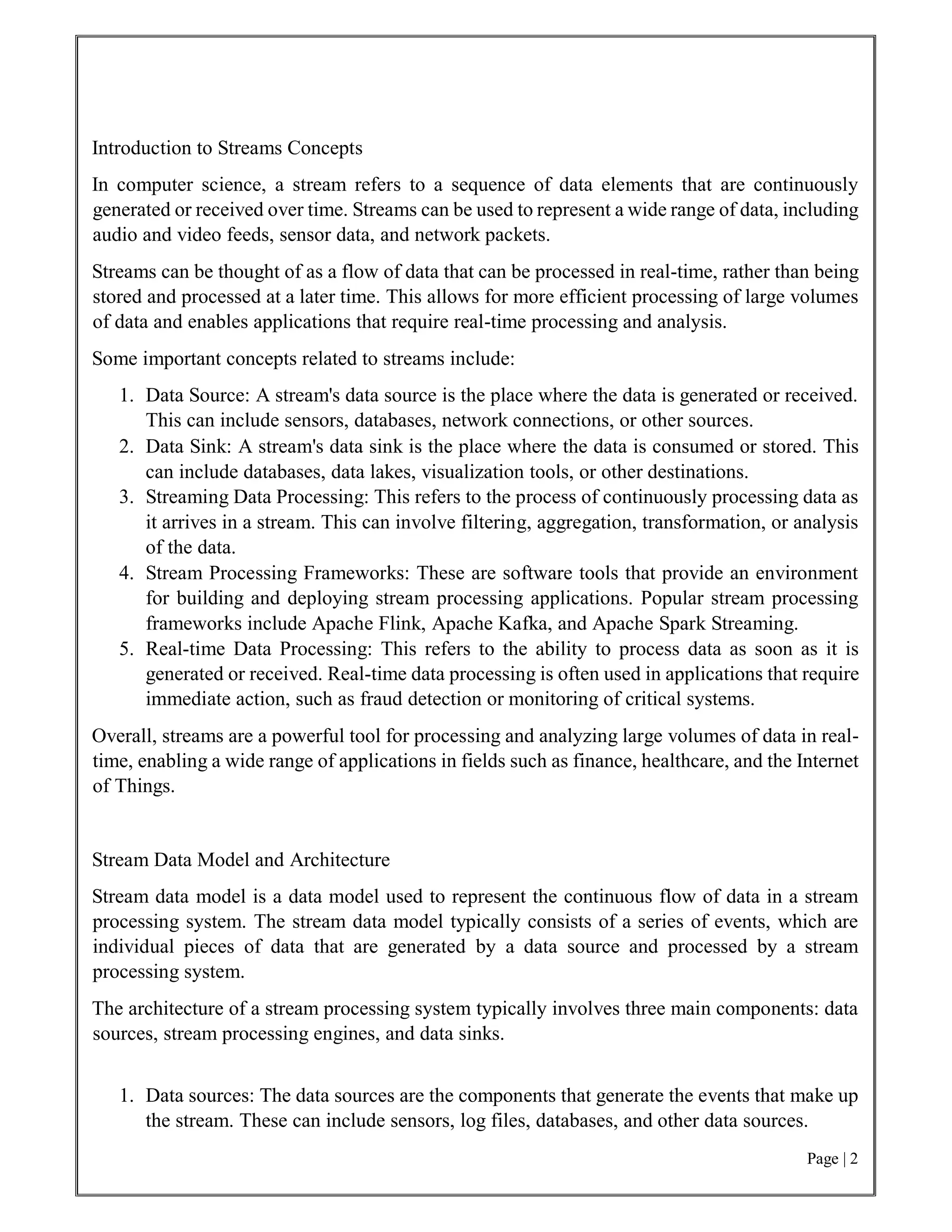 Uint 4 Mining Data Stream Pdf