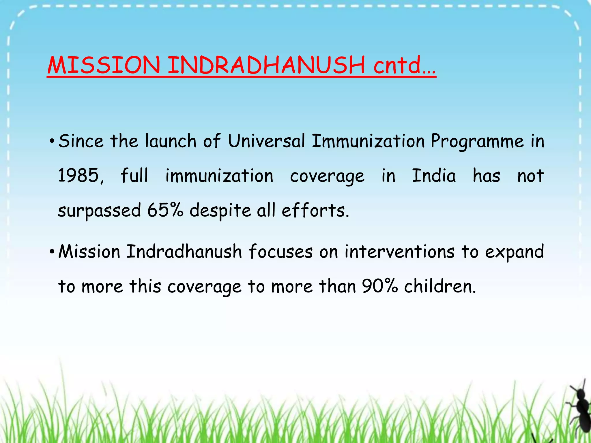 Universal Immunization Program | PPT