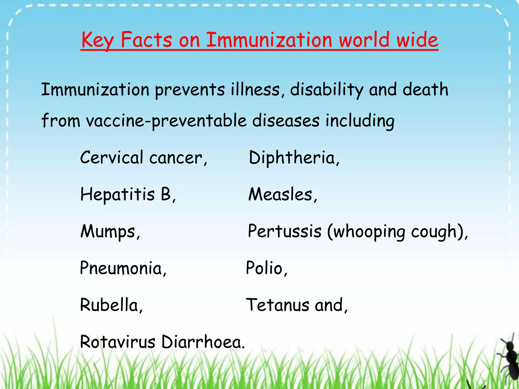 Universal Immunization Program | PPT