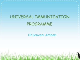 Universal Immunization Program | PPT