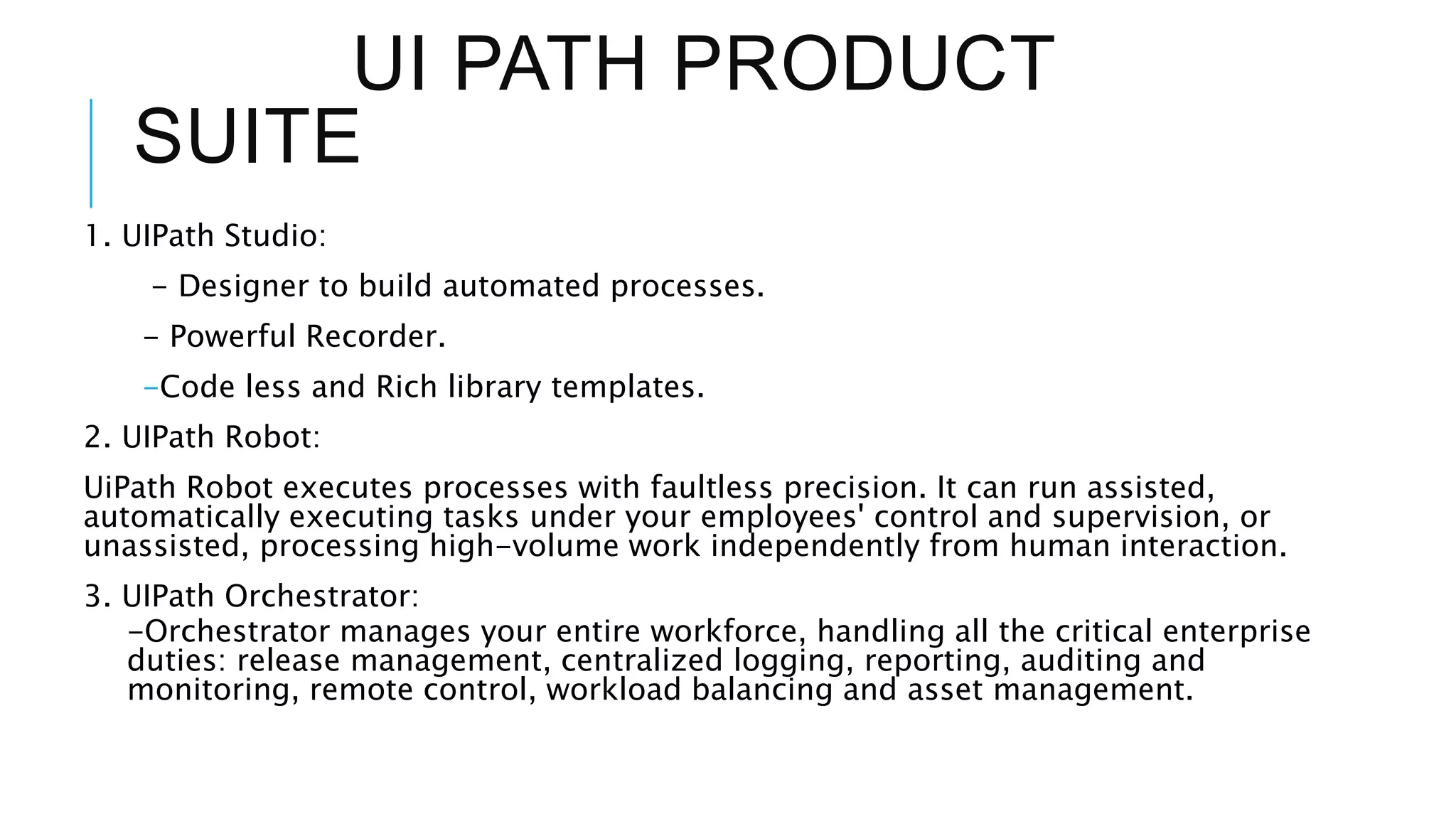 Ui path| RPA | PPTX