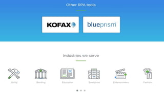 Ui path enterprise RPA tool - sphinx solutions | PPT
