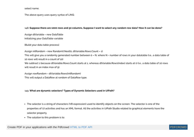 uipath-interview-questions.pdf it was productive | PDF