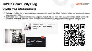 UiPath AI Engineering Workshop follow-up UiPath community session | PDF