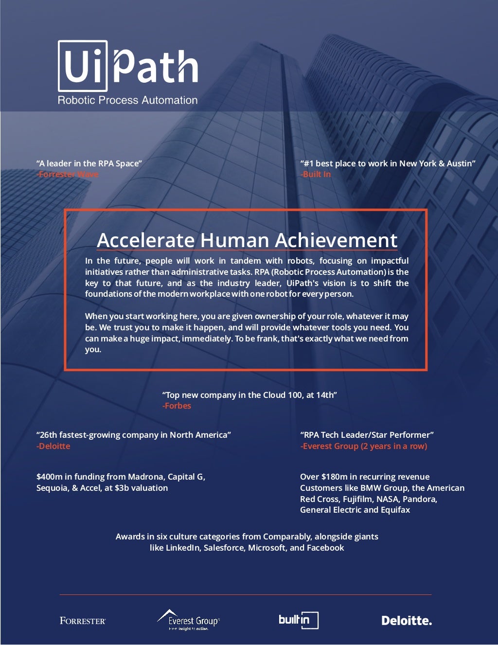 UiPath Accelerate Human Achievement