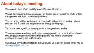 Efficiencies in RPA with UiPath and CyberArk Technologies - Session 2 | PPT