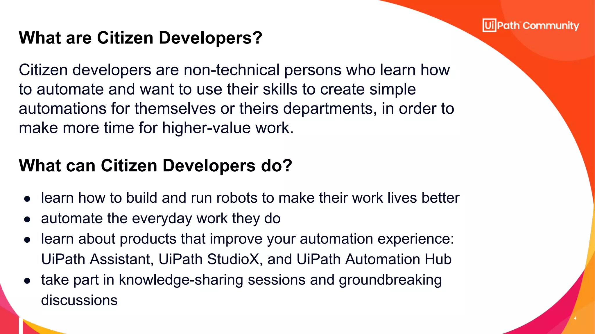 Studio X – Upping Your Productivity through Citizen Development | PPTX