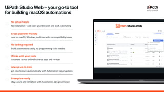 UiPath Studio Innovations: Powerful New Features for Studio Web and ...