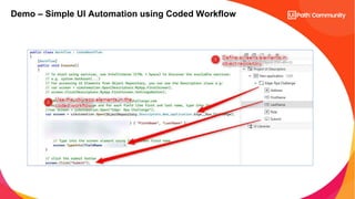 Unleashing the power of AI in UiPath Studio with UiPath Autopilot. | PPTX