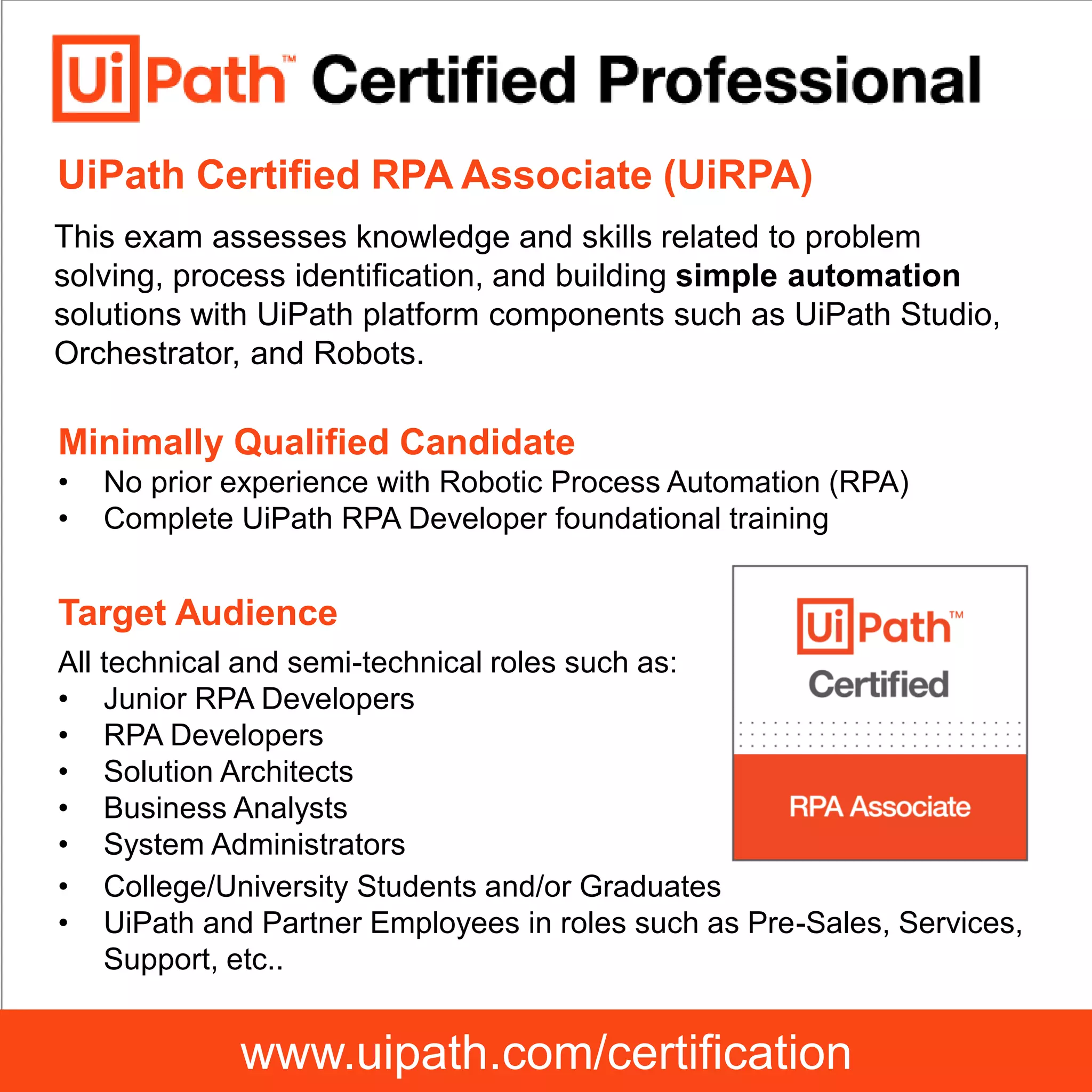 UiPath Certified Professional ( UCP ) Program | PDF | Robotics ...