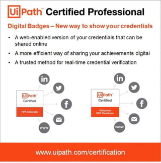 UiPath Certified Professional Program | PDF