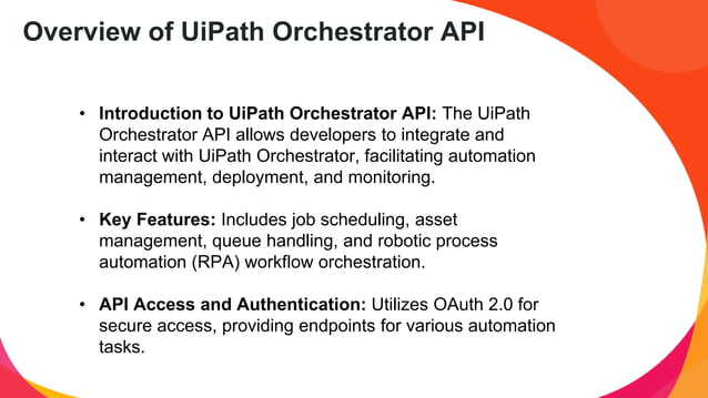 Exploring Uipath Orchestrator Api Updates And Limits In 2024 🚀 Ppt