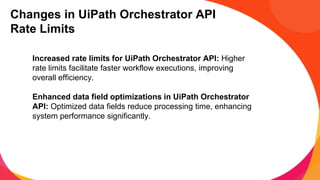 Exploring UiPath Orchestrator API: updates and limits in 2024 🚀 | PDF