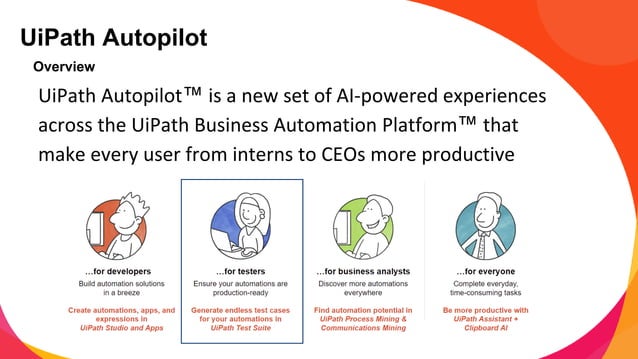 UUiPath Autopilot™ for Testers - Zero to Hero - Session 1 | PPT