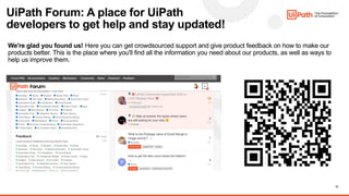 Everything you need to know about the UiPath Community ecosystem | PPTX