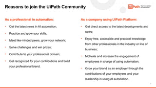 Everything you need to know about the UiPath Community ecosystem | PPTX