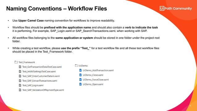 UiPath Development Best Practices.pptx UiPath Development Best Practices.pptx