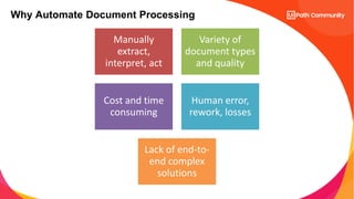 UiPath Document Understanding Best Design Practices | PDF