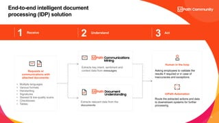 UiPath Document Understanding_Day 3.pptx | Desktop Publishing | Computer Software and Applications