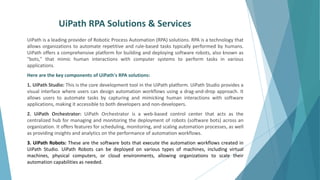 UiPath RPA Solutions & Services | PPT