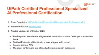 Navigating the Future: UiPath’s Latest Certifications Unveiled | PDF