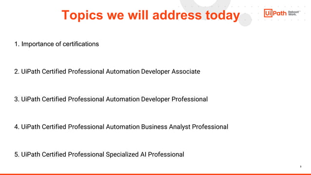 Navigating the Future: UiPath’s Latest Certifications Unveiled | PDF