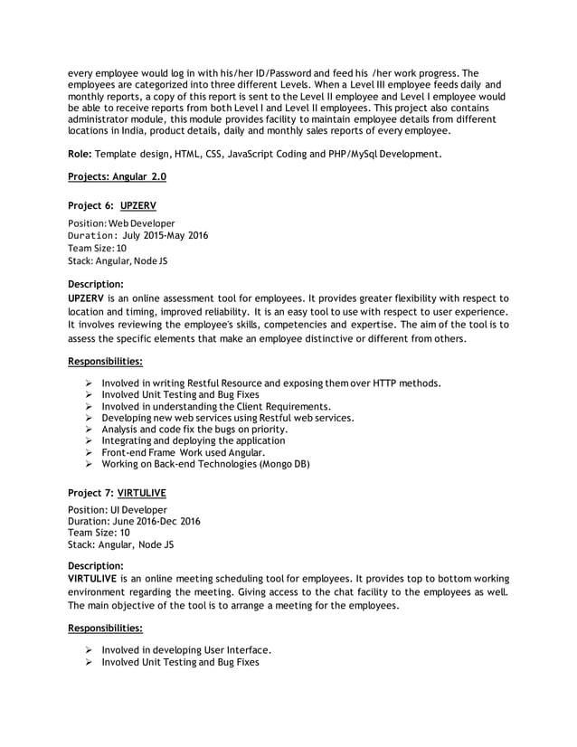 CV 5 years exp. in UI Front End Developer | DOCX