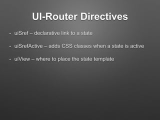 UI-Router | PPT