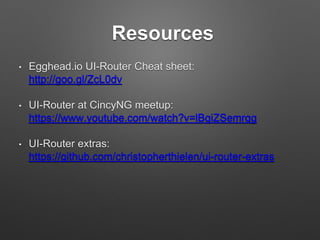 UI-Router | PPT