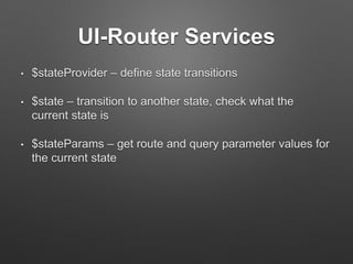 UI-Router | PPT