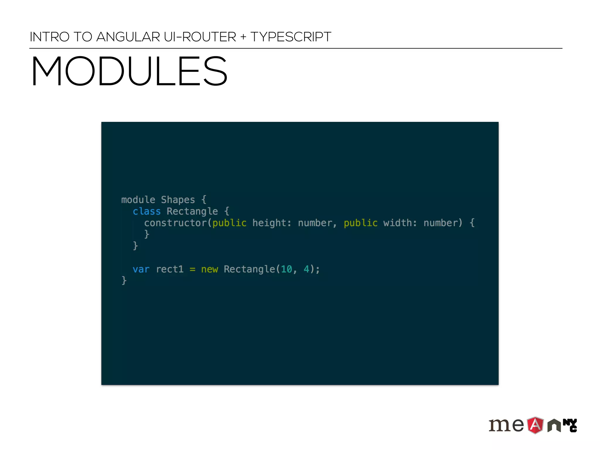 Intro to UI-Router/TypeScript | PPT