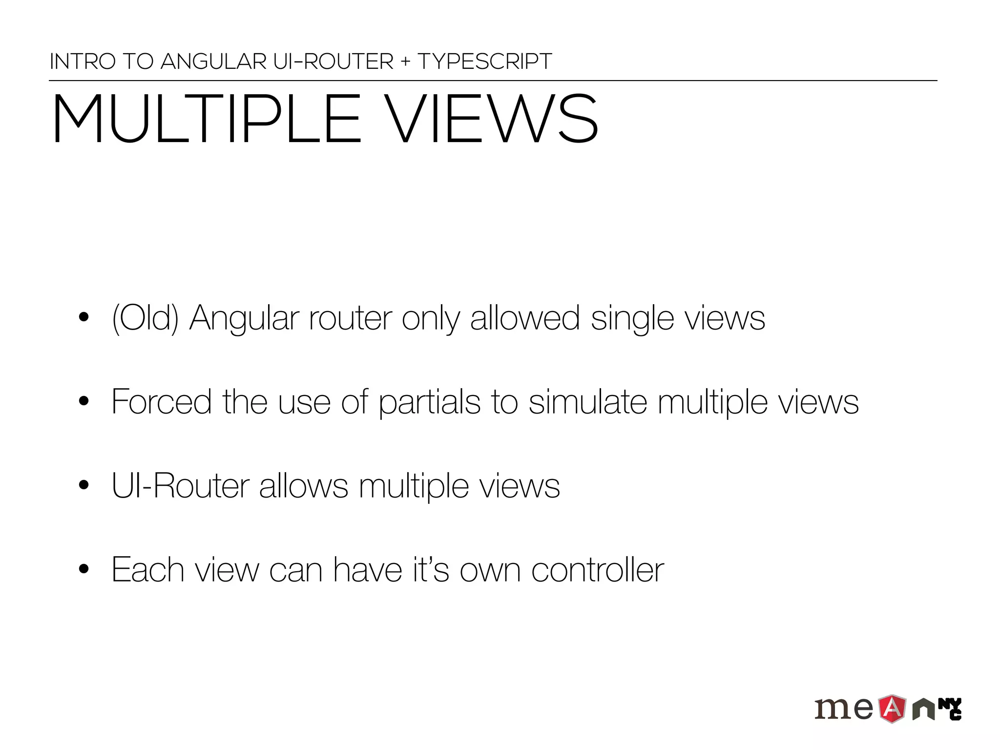 Intro to UI-Router/TypeScript | PPT